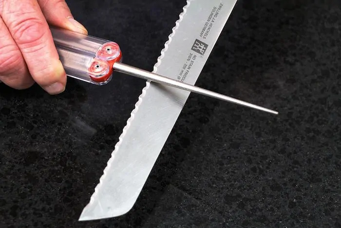 How to Sharpen a Serrated Knife (or Bread Knife) with Ease - Sharpen Up How to Sharpen a Serrated Knife (or Bread Knife) with Ease - Sharpen Up